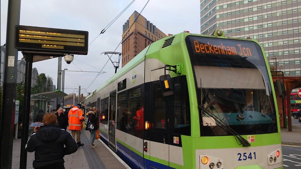 London Trams, Overground & Bus Terminal all at "Batman filming site ...
