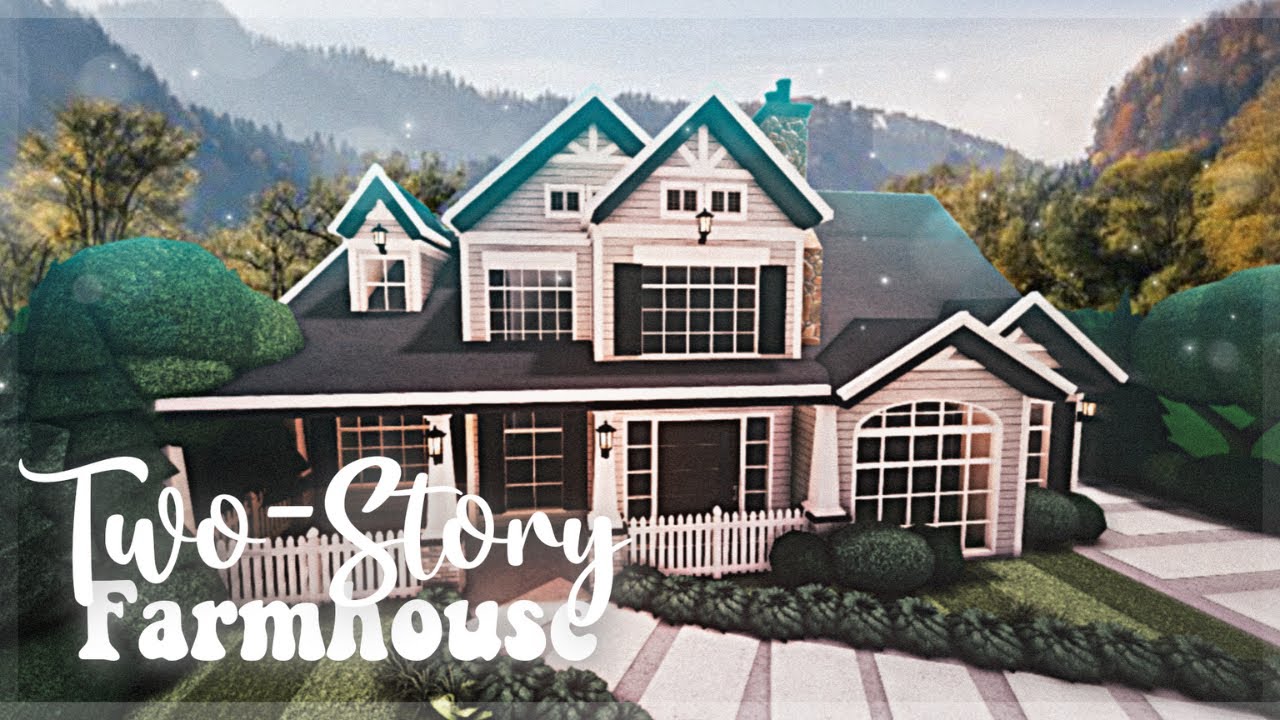 Roblox Bloxburg - Two-Story Mini Mansion Exterior Idea - Minami Oroi ...
