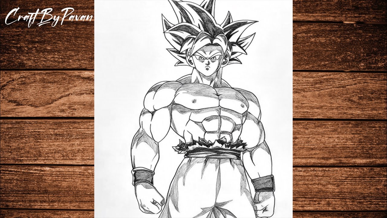 Drawing Ultra Instinct Goku || LIVE! Drawing ️ - YouTube