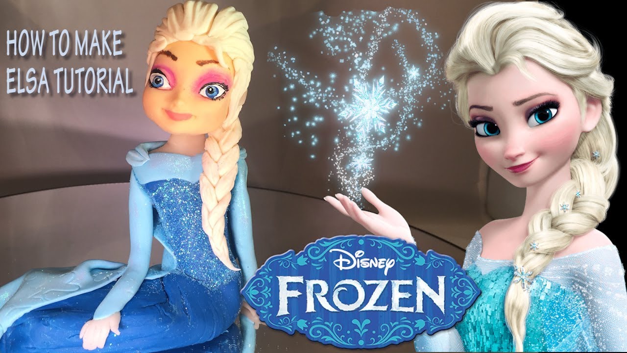 HOW TO MAKE ELSA (FROZEN) TUTORIAL BY Cup n Cakes Gourmet - YouTube