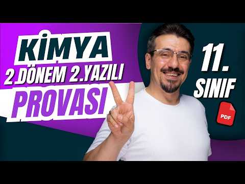 11.sınıf kimya 2.dönem 2.yazılı 2025-2026 | YAZILI PROVASI