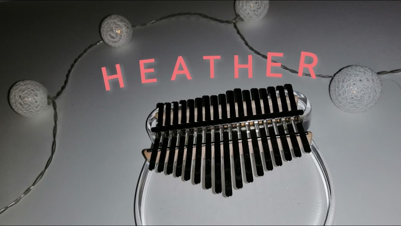 heather by conan gray || kalimba cover w tabs and lyrics - YouTube