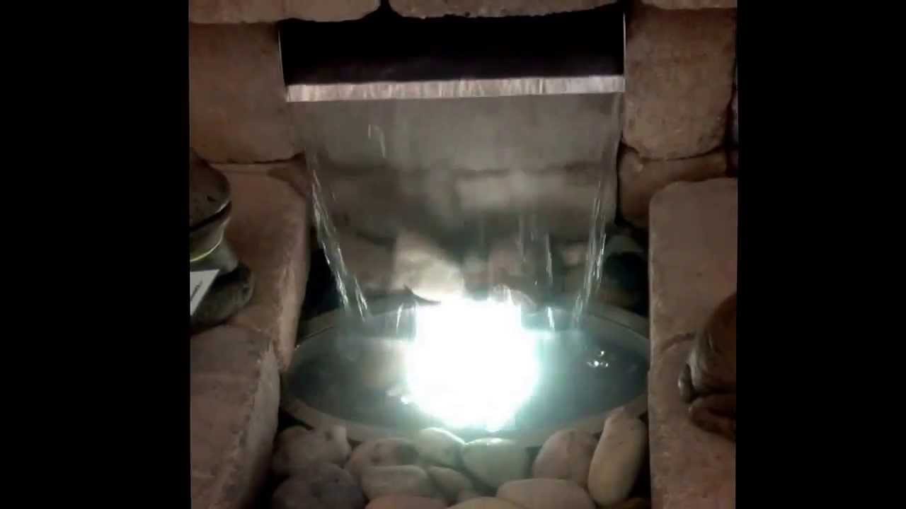 Atlantic Water Gardens 12" Stainless Steel Scupper Hardscape Waterfall ...