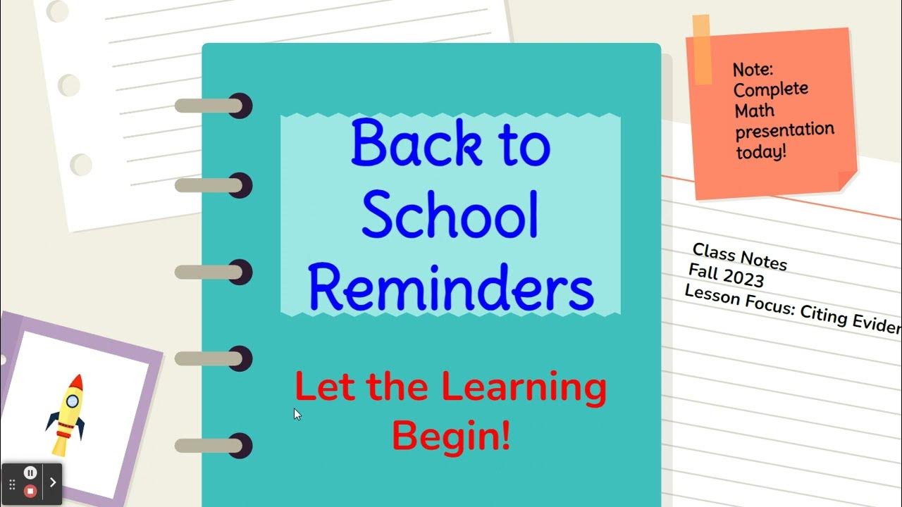 Back to School Reminders for a Successful Year Ahead! #backtoschool # ...