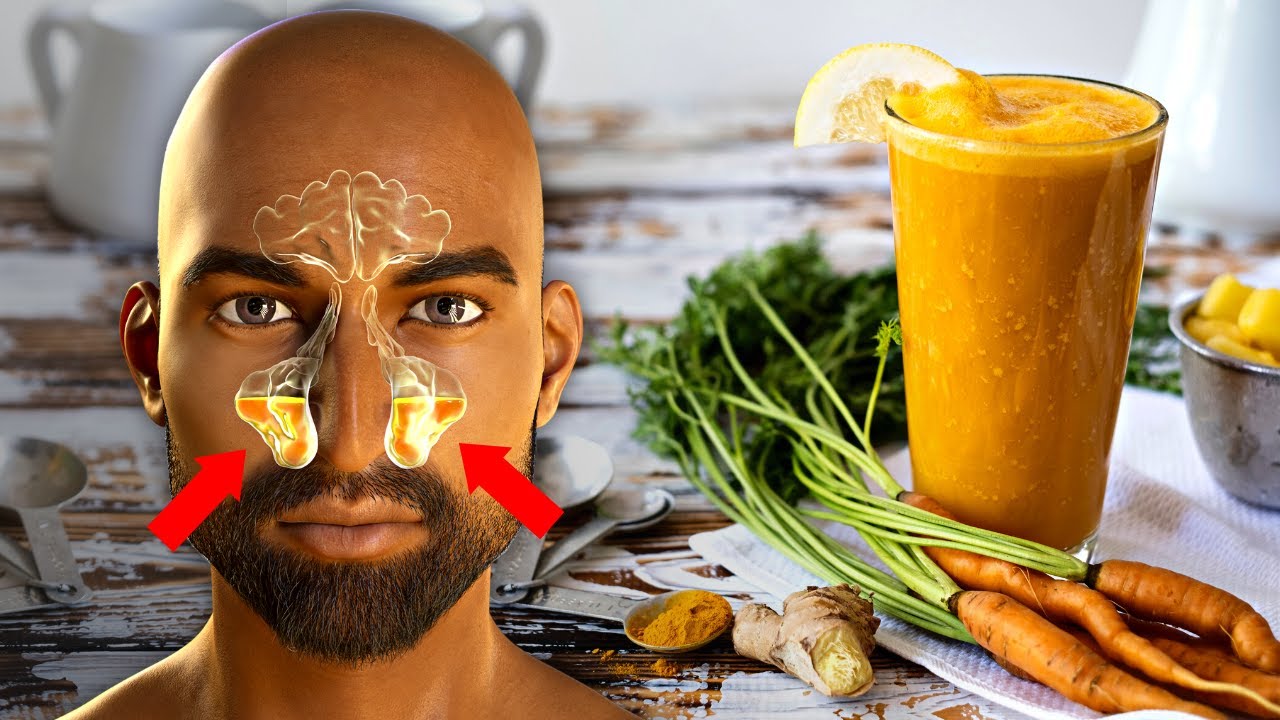 Drink This Juice to Get Rid of Sinusitis and Rhinitis Fast - YouTube