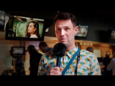 Danny attempts to become a model at the NAB Show