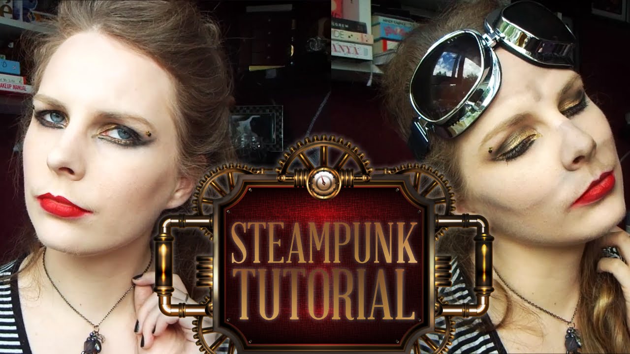 TUTORIAL || Steampunk Beauty and Miner/Biker Makeup Look / kazzified29 ...