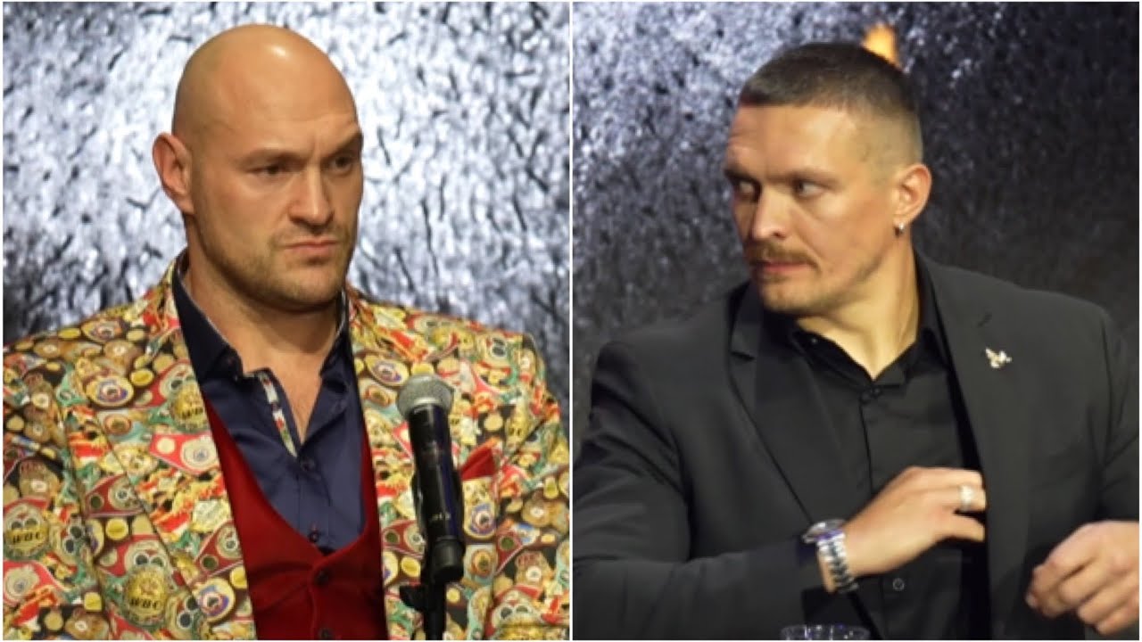 Tyson Fury • Oleksandr Usyk FULL PRESS CONFERENCE | X-RATED | HEATED ...