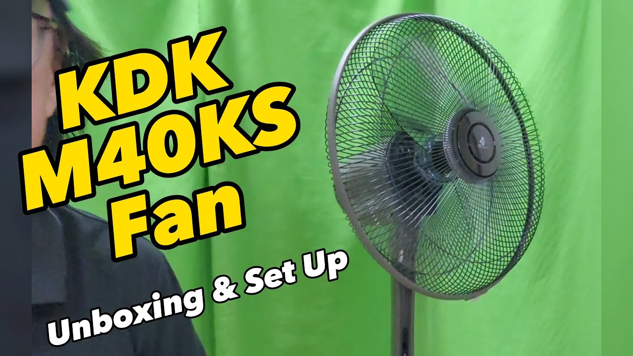 KDK M40KS Electric Fan Review - Unboxing, Assembling, Testing Remote ...