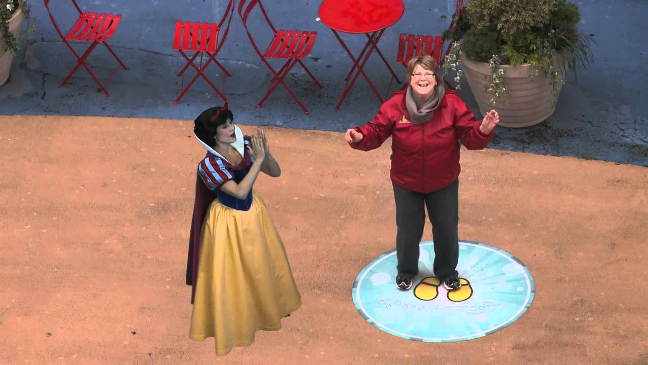 Disney characters at Times Square - YouTube