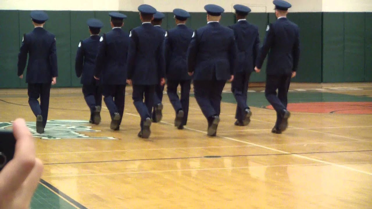 Airforce ROTC Practice at Louis E. Dieruff High School - YouTube