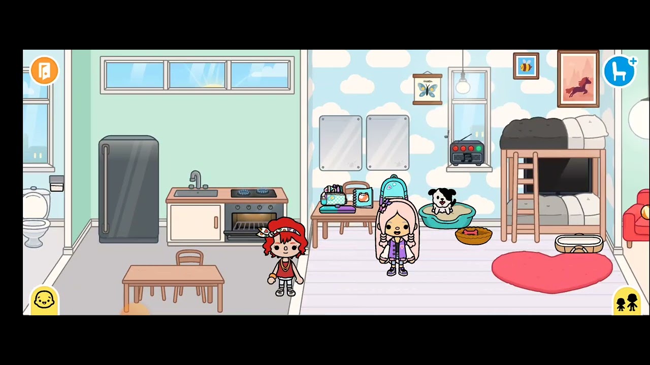 (Phone Game) Toca World Game with my mom/Buying a pet and grocery ...