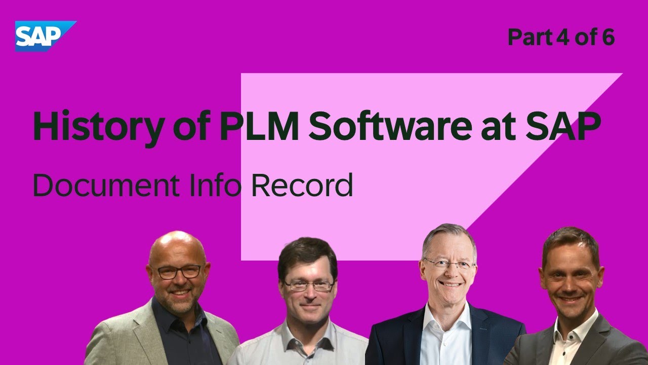 PLM Time Machine History of PLM Software at SAP P4 | Document Info ...