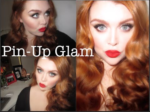 Full Glam Pin Up Tutorial // jenniferthemakeupartist - YouTube
