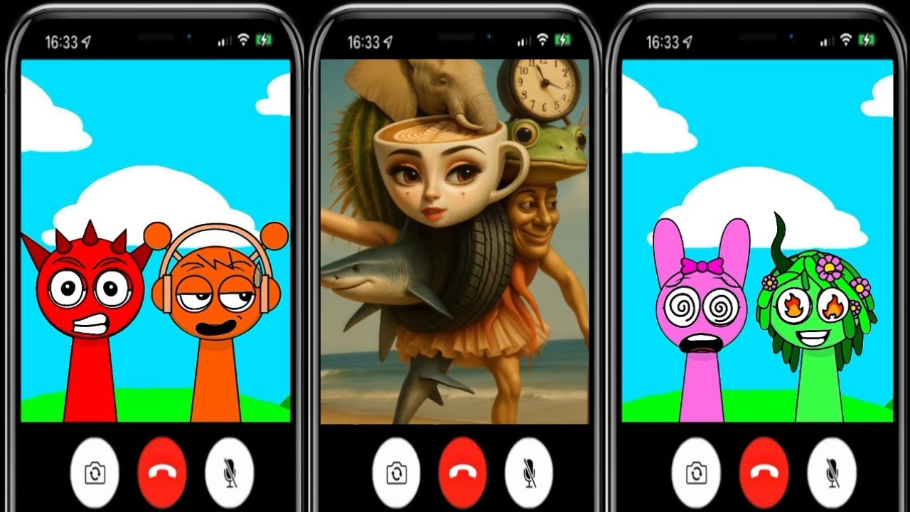 Sprunki watches italian memes - YouTube