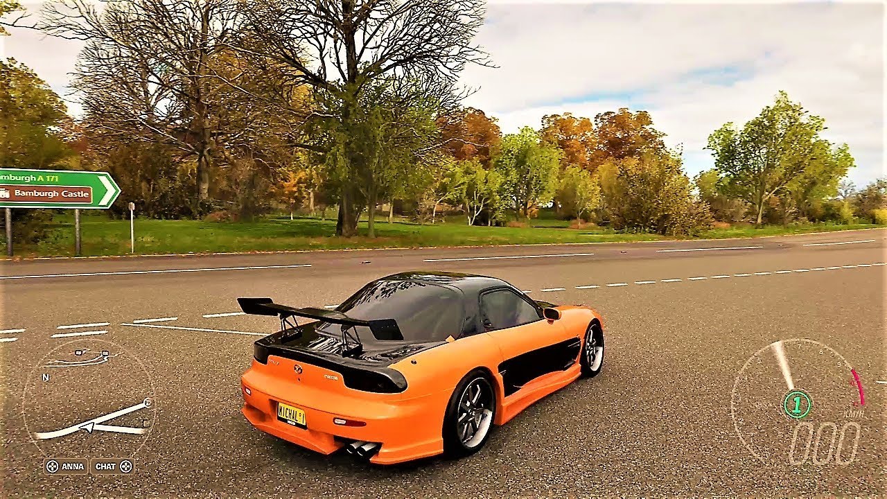 Forza Horizon 4 - Mazda RX-7 Style Fast & Furious pouliční zívod - YouTube