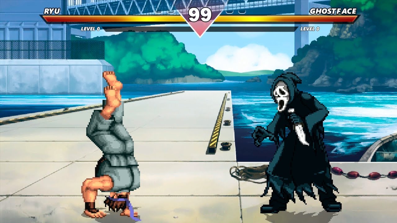 RYU VS GHOSTFACE - HIGH LEVEL INSANE FIGHT! - YouTube