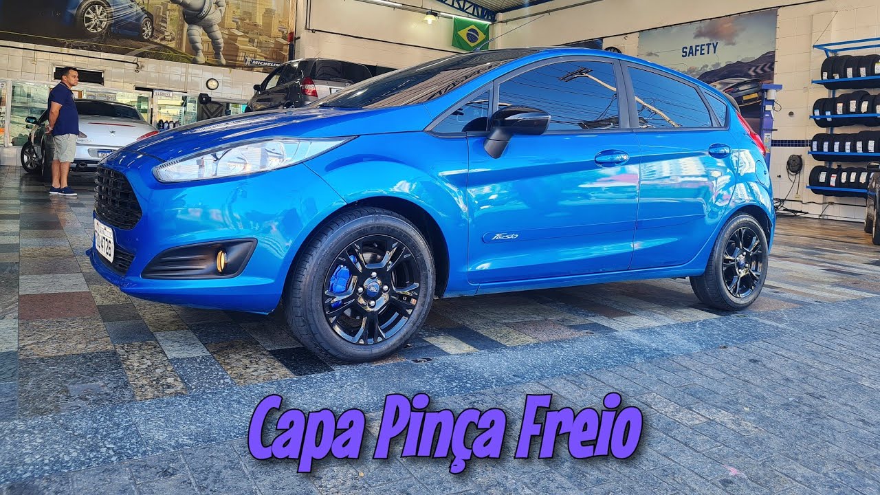 Capa Pinça Azul Rodas Black Piano Ford New Fiesta 2014 Youtube