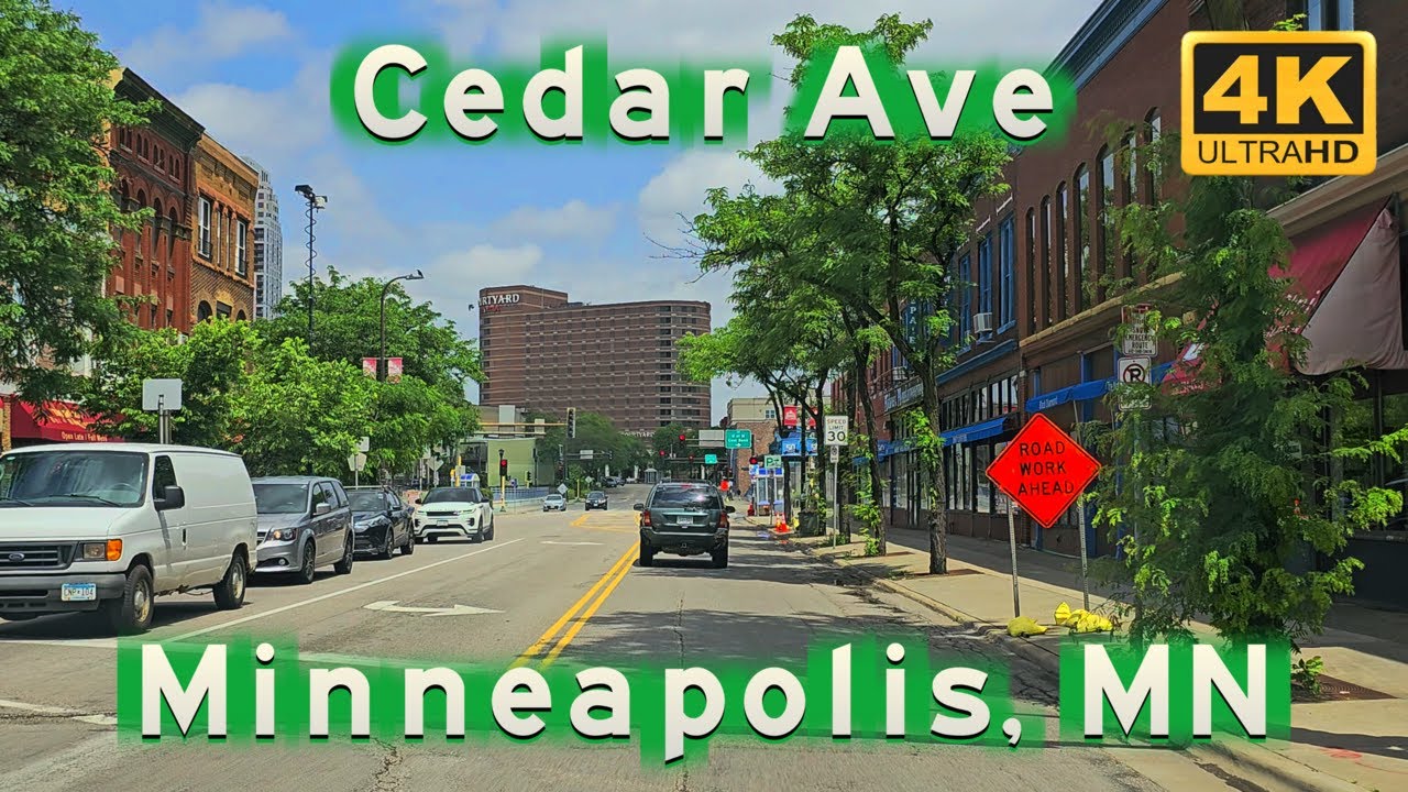 A Drive Through Cedar Avenue in Minneapolis, Minnesota - YouTube