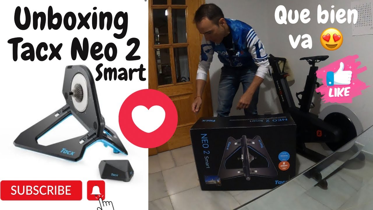 UNBOXING Tacx Neo 2 Smart, rodillo de transmisión directa, inteligente ...