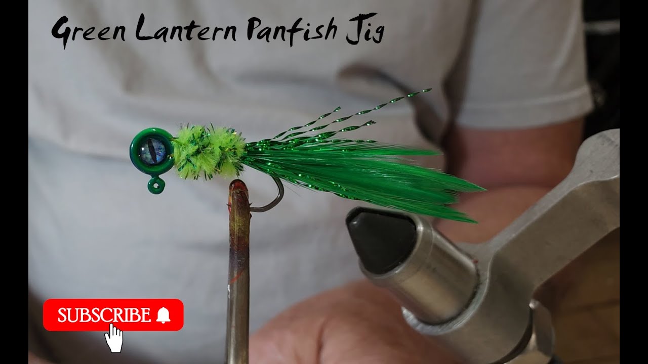 Tying The Green Lantern Panfish Jig - YouTube