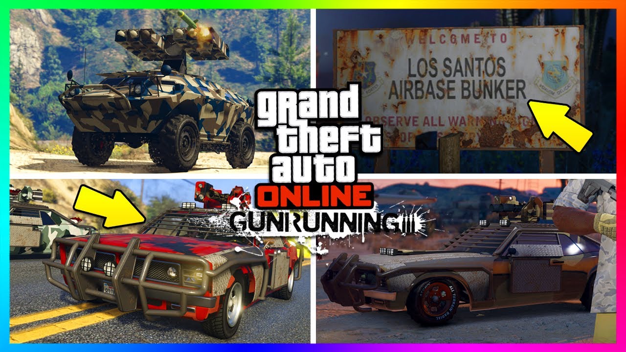 GTA ONLINE GUNRUNNING DLC HIDDEN DETAILS/SECRET FEATURES - BUNKER ...