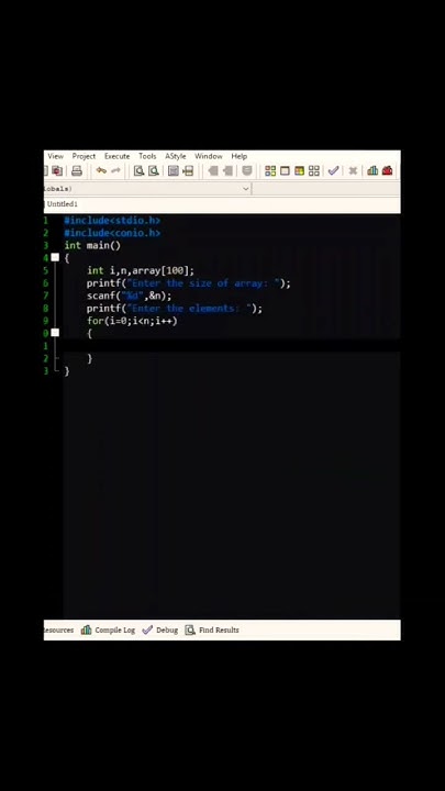 Creating and inserting elements in an array/Traversing of array elements #data structure - YouTube