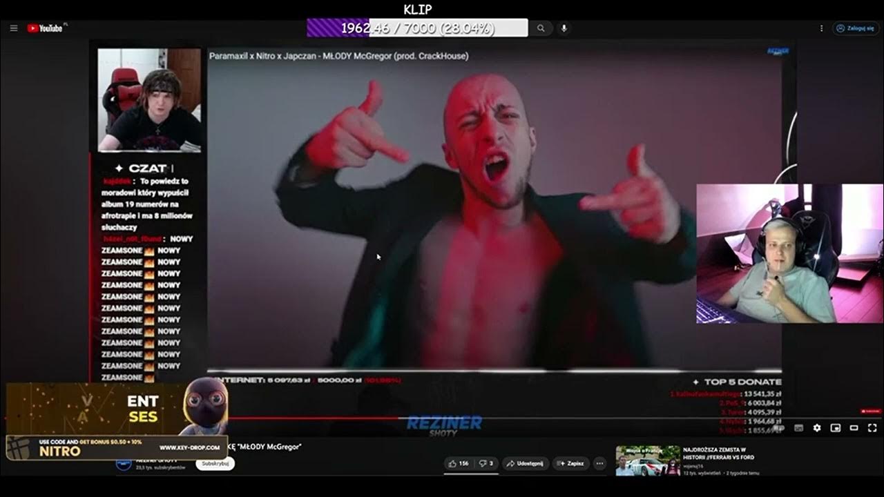 Reakcja Nitro na ocenę jego piosenki przez influ ( Kasix, Xayyoo, Multi,Bandura) - YouTube