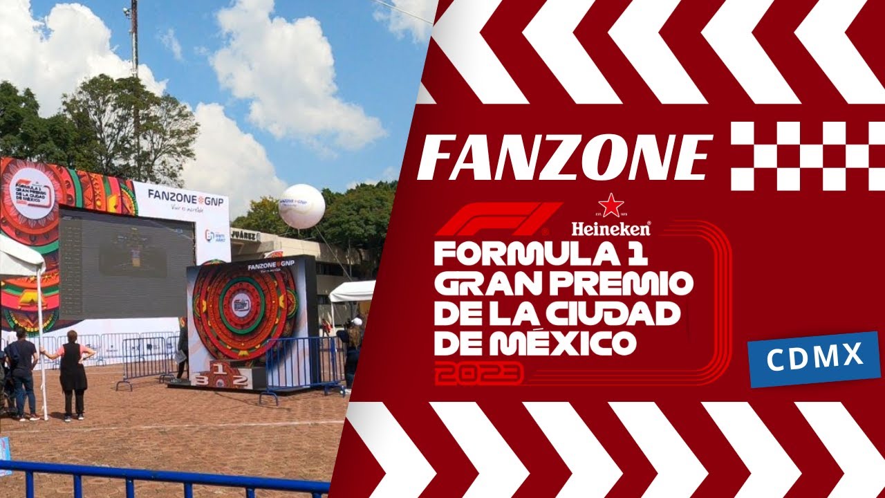 Así es la FANZONE GNP en la CDMX | F1 Gran Premio de la Ciudad de ...