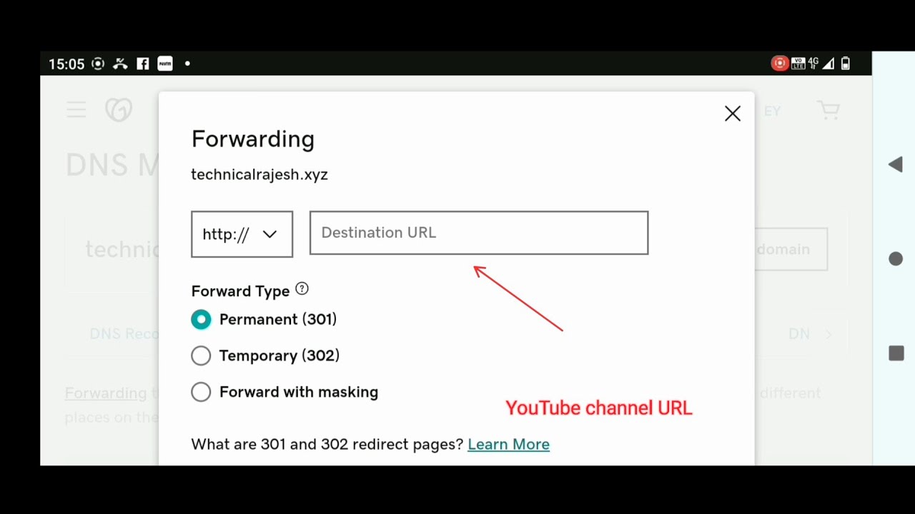 How to link youtube channel to Godaddy domain गोडैडी डोमेन से यूट्यूब ...