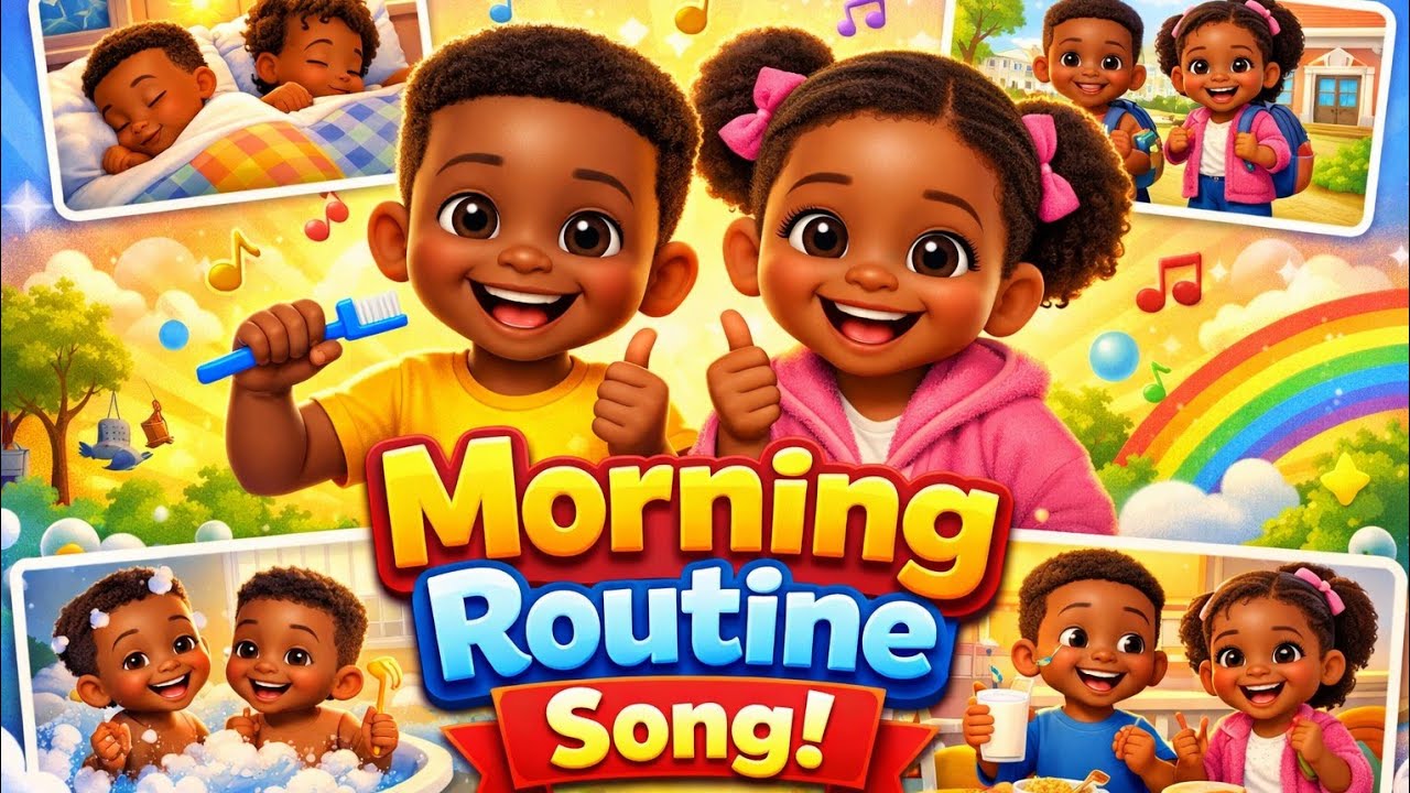 Morning Routine Song for Kids | Fun Educational Video - YouTube