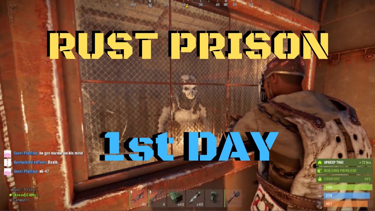 RUST PRISON - 1st DAY - YouTube