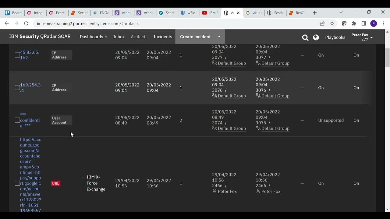 IBM Security QRadar SOAR How to create bespoke artifact types - YouTube