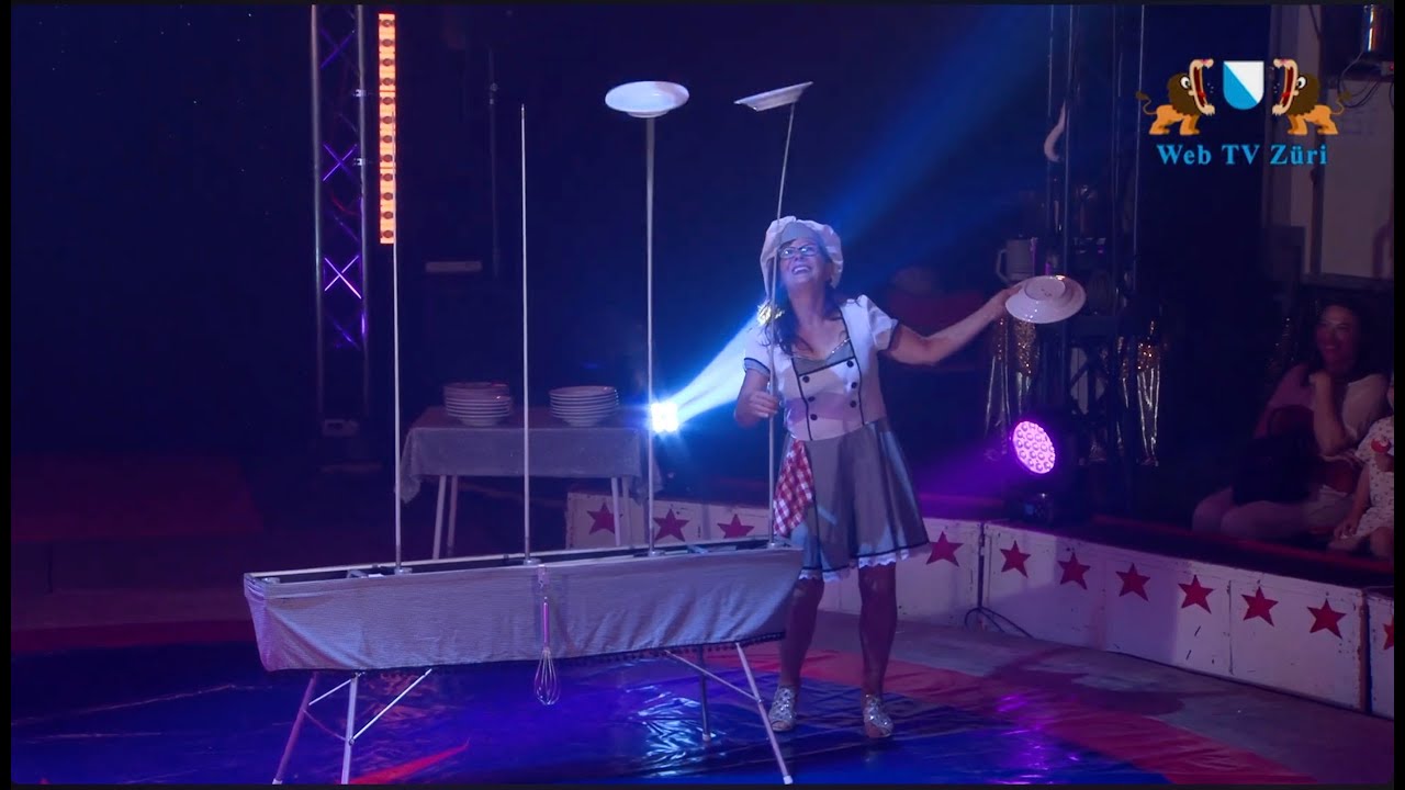 Maya mit ihren tanzenden Teller - Zirkus "Aria" - "This is us". Aarburg 10.07.24 - YouTube
