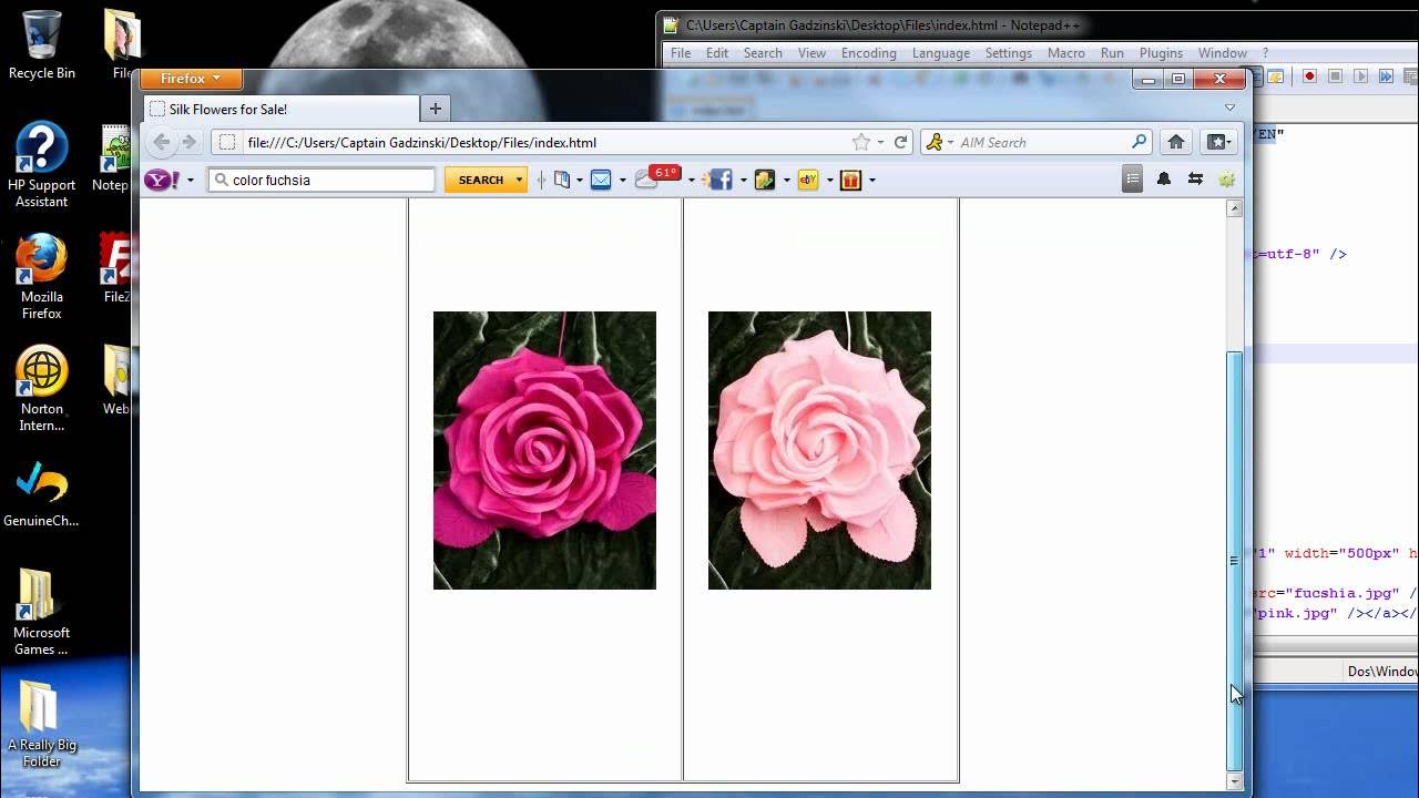 CSS Project 1 - Image Links That Enlarge When You Hover - YouTube