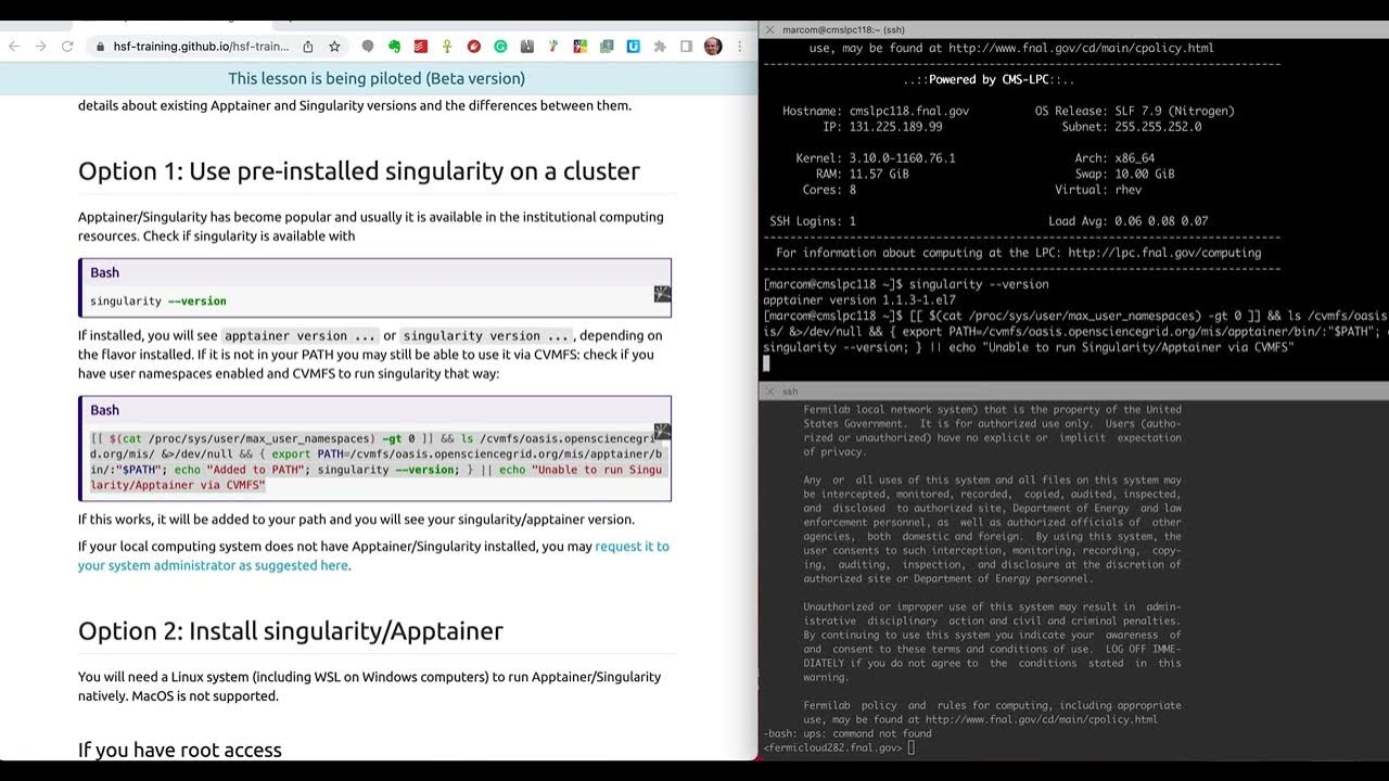 Intro to Singularity/Apptainer #0 - Setup - YouTube