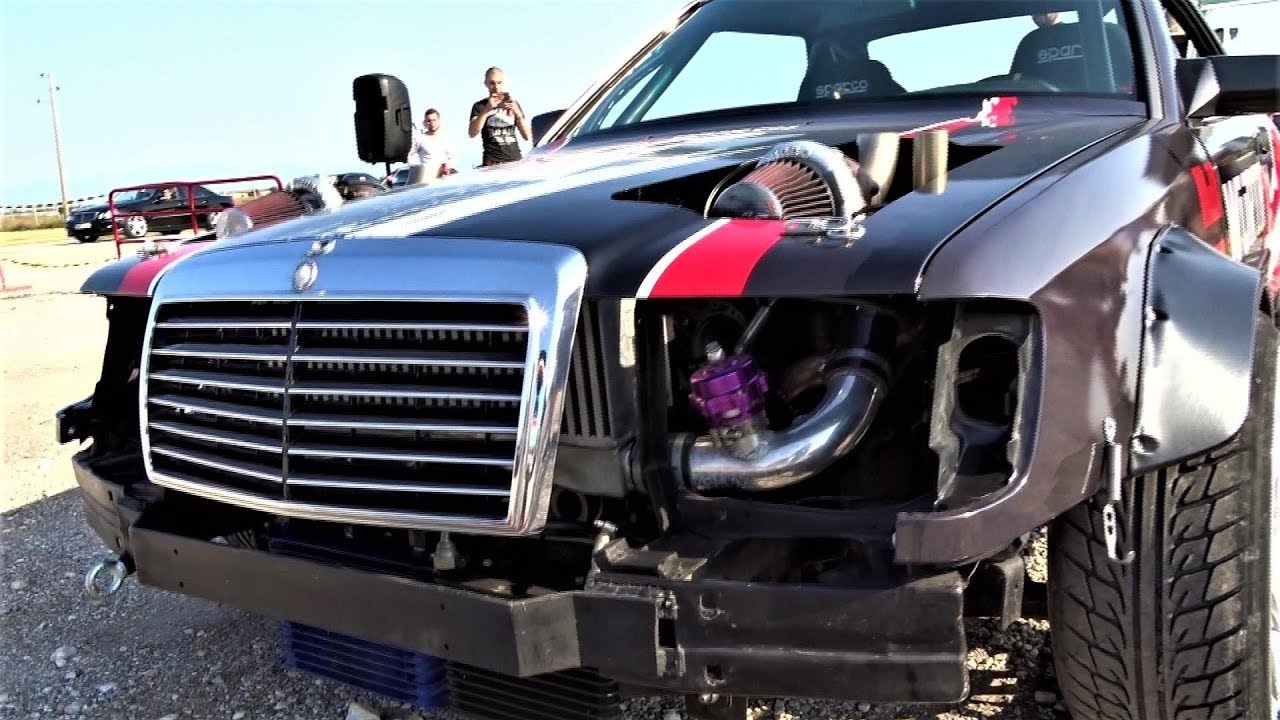 Mercedes W124 Coupe 715 HP TWIN TURBO Revs / Acceleration / Drift by ...