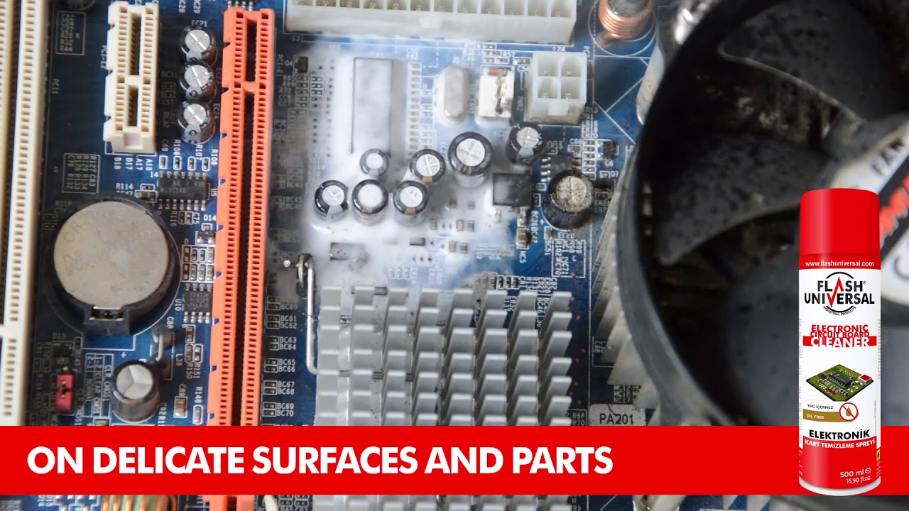 FLASH UNIVERSAL ELECTRICAL CIRCUIT BOARD CLEANING SPRAY - YouTube