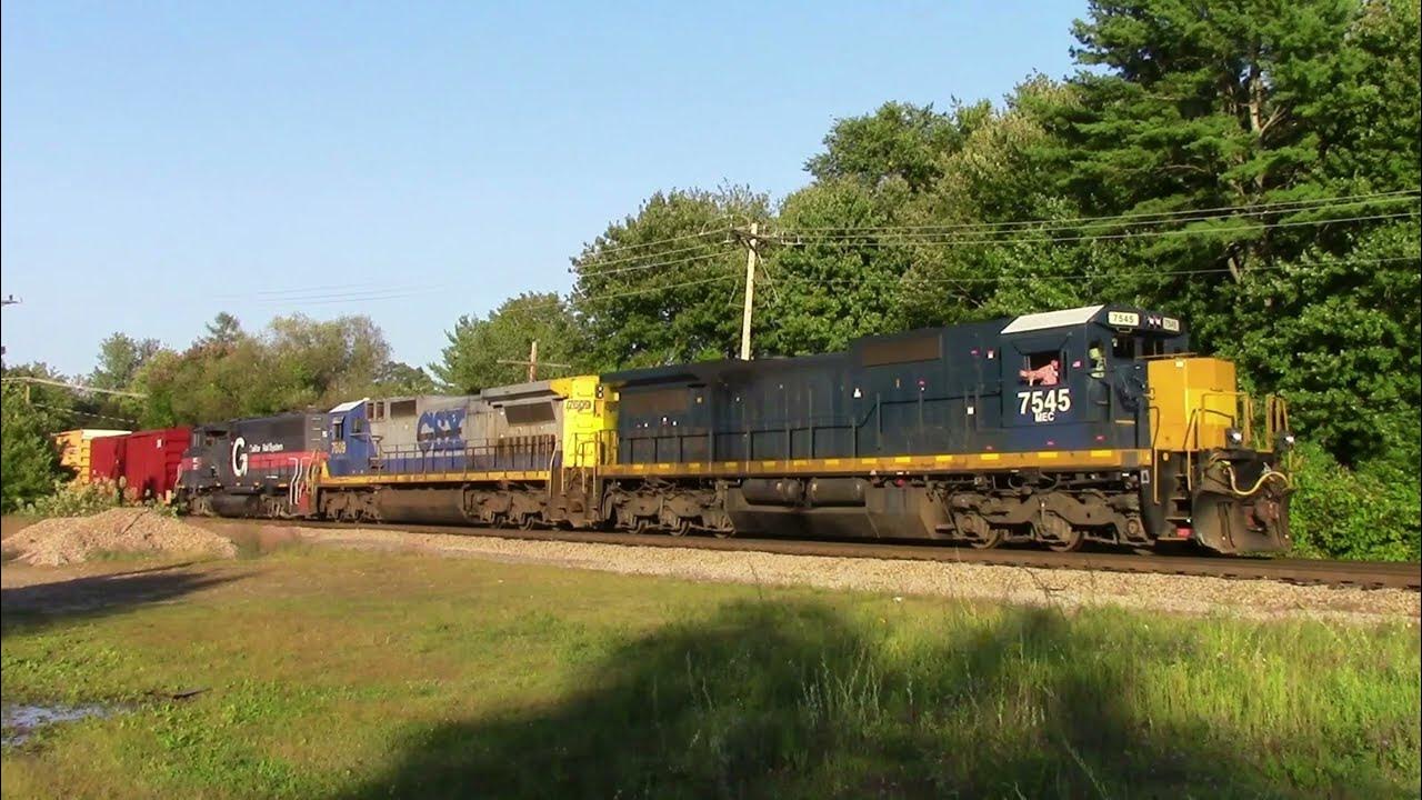 ST POED with MEC 7545 7609 & 502 at Plaistow NH September 7th 2017 - YouTube