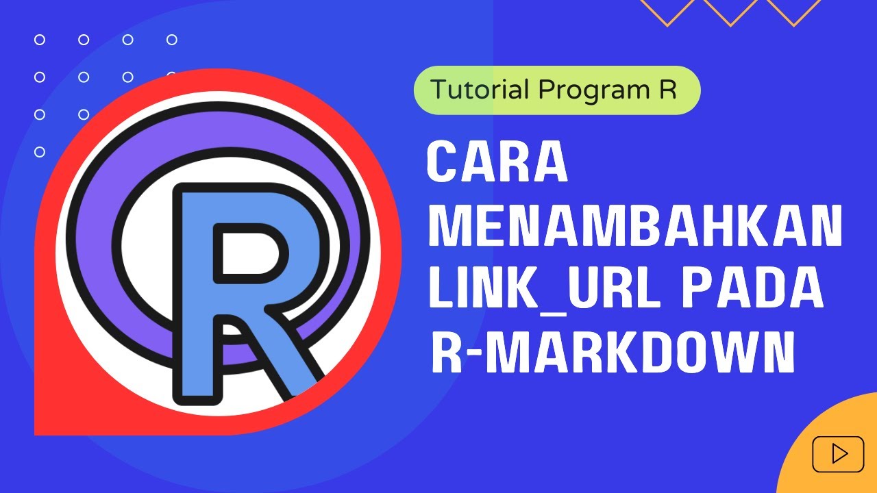 Cara Menambahkan Link URL Pada RMarkdown - YouTube