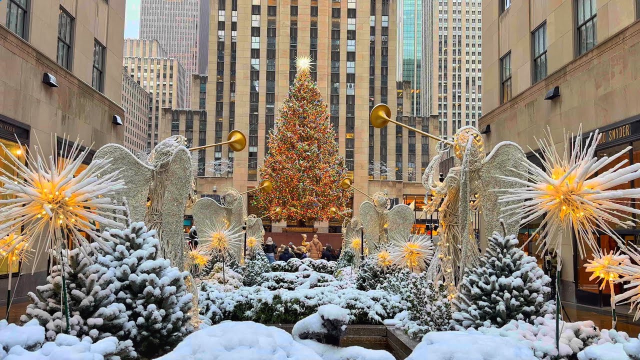 NYC Snow Walk in Manhattan Snowfall in New York City 4K Snow Ambience ...