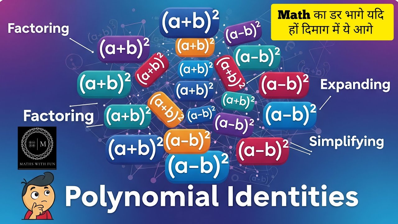 Learning Polynomial Identities# बहुपद सर्वसमिकाऐं#IX#X#XI#XII - YouTube