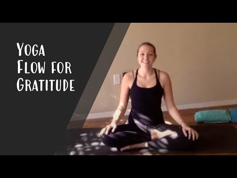 Yoga Flow for Gratitude - YouTube
