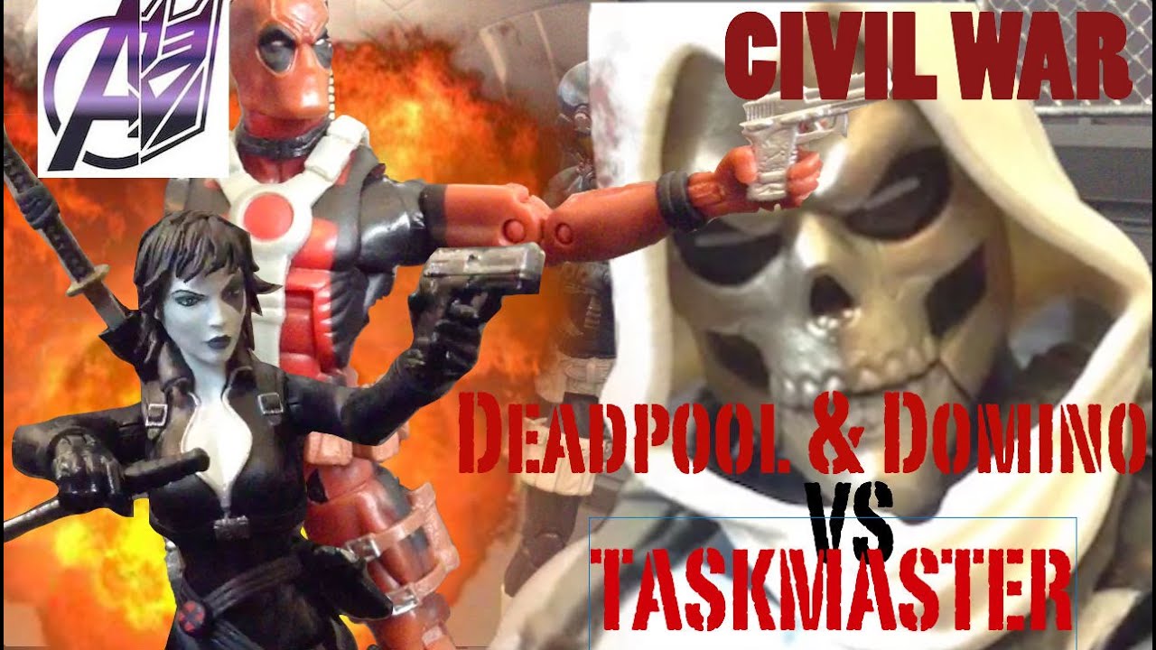 Deadpool Stop Motion- [Deadpool & Domino vs Taskmaster] - YouTube