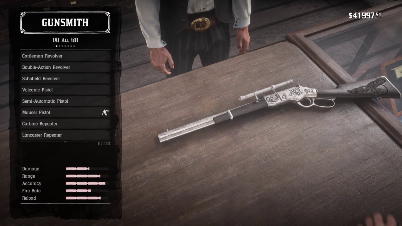 Red Dead Redemption 2 Custom Guns - YouTube