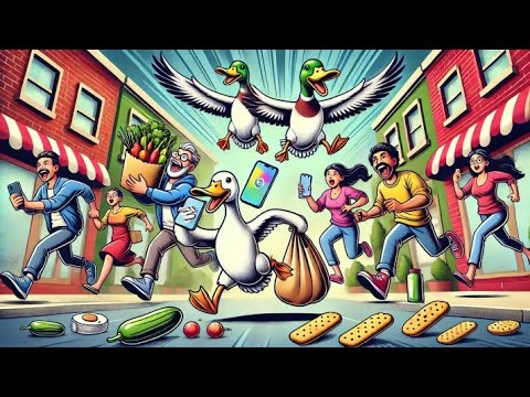 Funny Ducks | Thief | Donald duck | duck thief | Funny cartoon | Kids ...