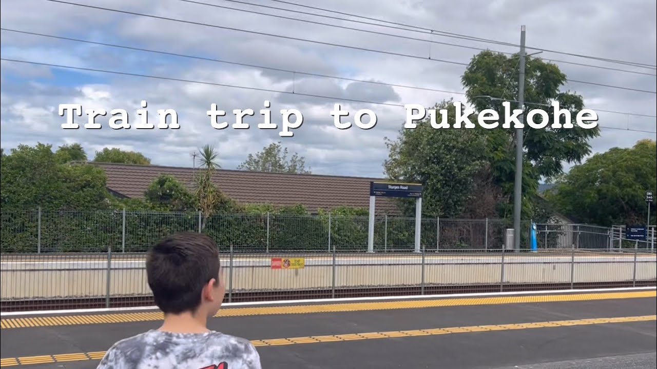 Long train trip (with some trainspotting) to Pukekohe - YouTube