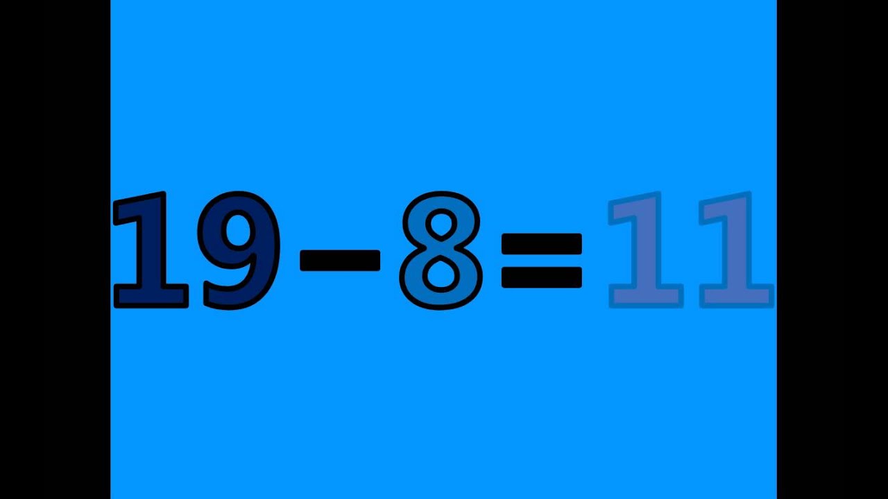 Math Subtraction - Subtracting with 19's - YouTube