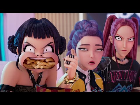 KPOP DEMON HUNTERS but just the girls being goofy