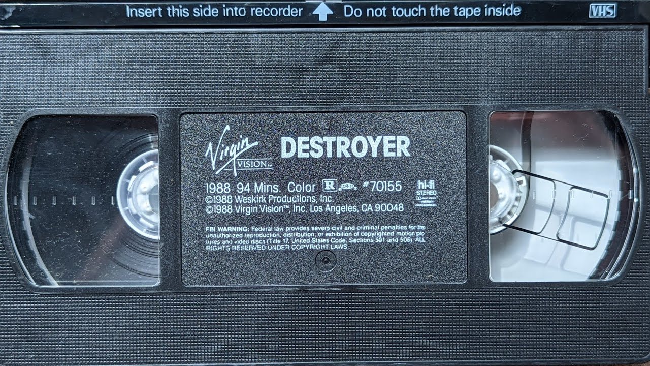 Destroyer VHS Pre-Show - YouTube